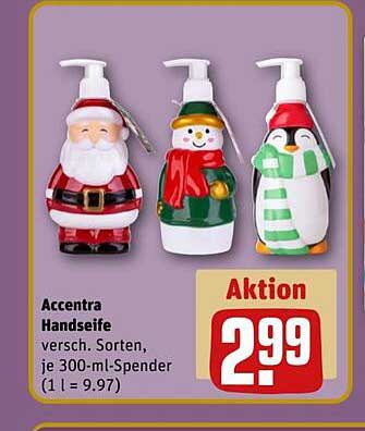 Accentra Handseife Angebot bei REWE Center - ProspektGuru.de