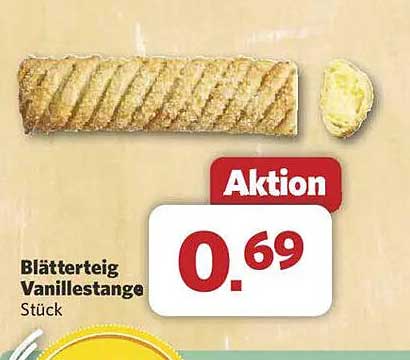 Blätterteig Vanillestange Angebot bei Combi - ProspektGuru.de