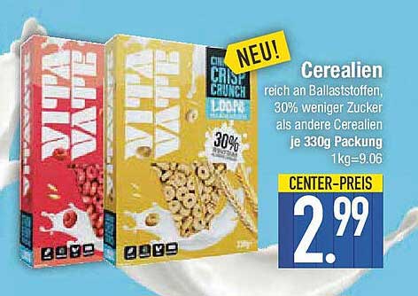 Cerealien Angebot bei E-Center