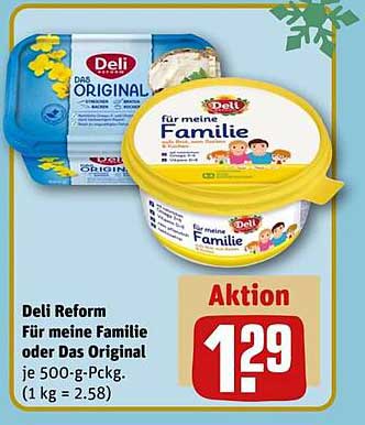 Deli Reform Für Meine Familie Oder Das Original Angebot bei REWE Center