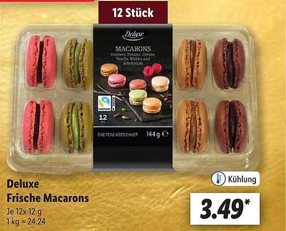 Deluxe Frische Macarons Angebot bei Lidl
