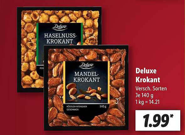 Deluxe Krokant Angebot bei Lidl - ProspektGuru.de