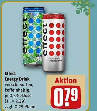 Effect Energy Drink Angebot bei REWE Center