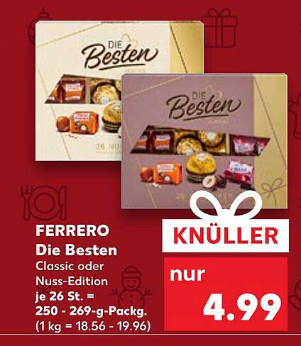 Ferrero Die Besten Angebot bei Kaufland - ProspektGuru.de