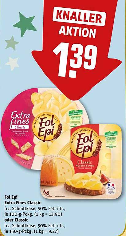Fol Epi Extra Fines Classic Angebot bei REWE Center - ProspektGuru.de