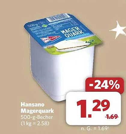 Hansano Magerquark Angebot bei Combi - ProspektGuru.de