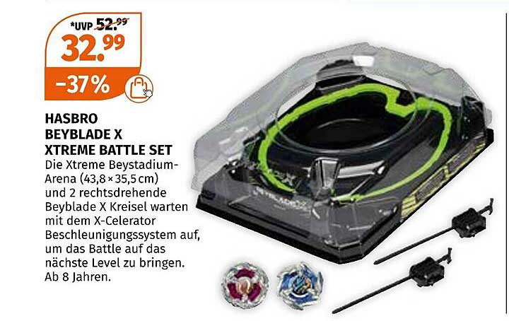 Hasbro Beyblade X Xtreme Battle Set Angebot bei Müller