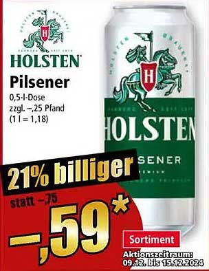 Holsten Pilsener Angebot bei Norma - ProspektGuru.de