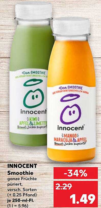 Innocent Smoothie Angebot bei Kaufland