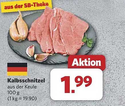 Kalbsschnitzel Angebot bei Combi