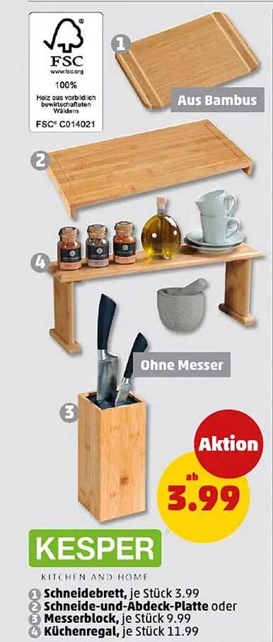 Kesper Küchenregal Angebot bei Penny