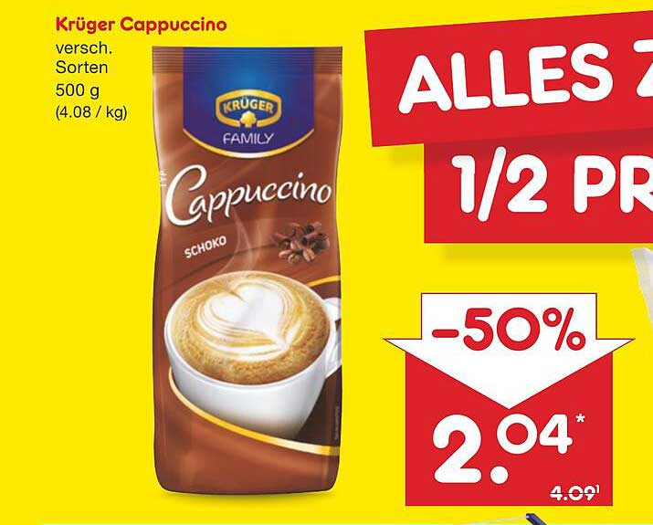 Wunderbar Krger Cappuccino Angebot Bildnull