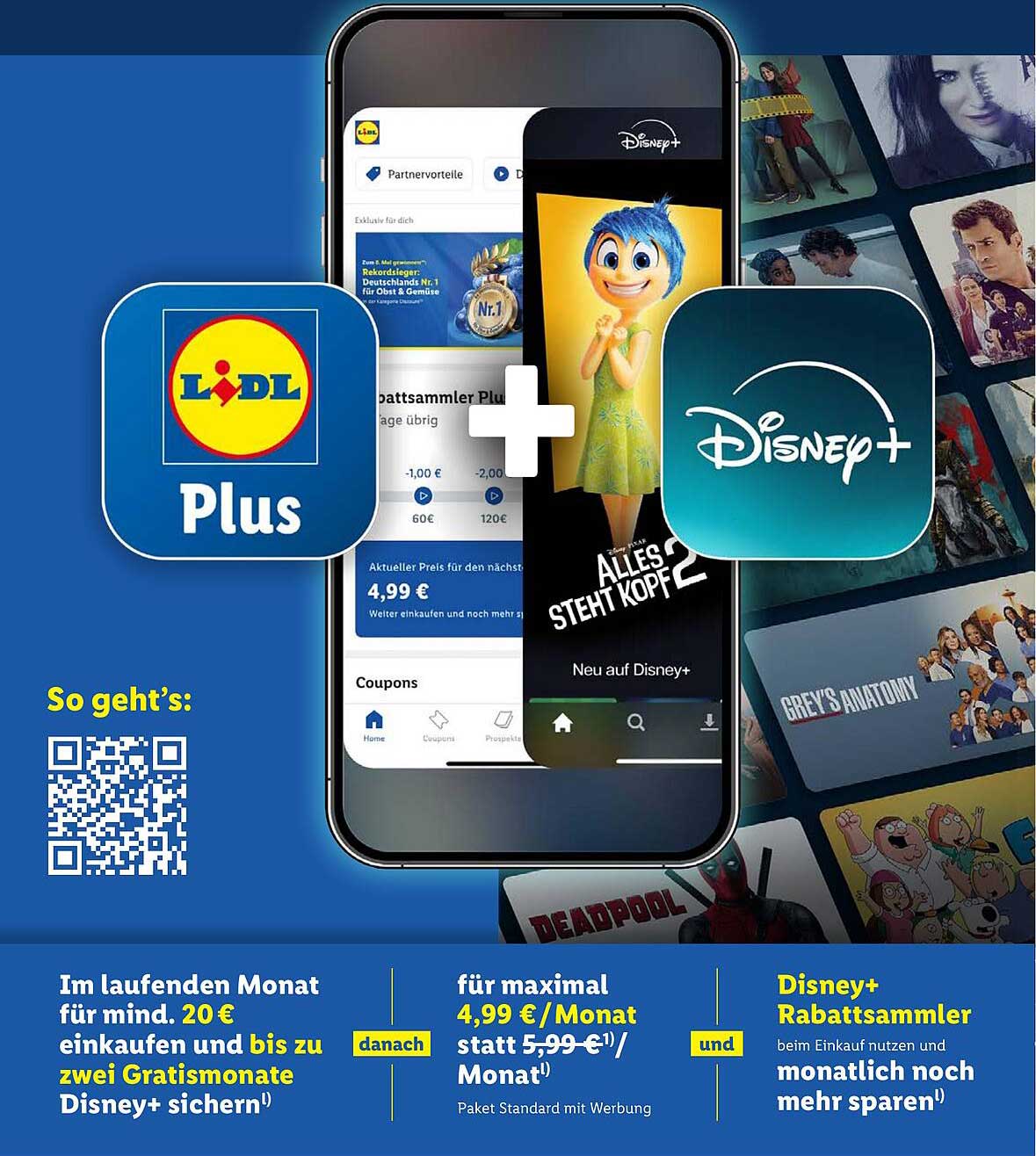 Lidl Plus + Disney+ Angebot bei Lidl - ProspektGuru.de
