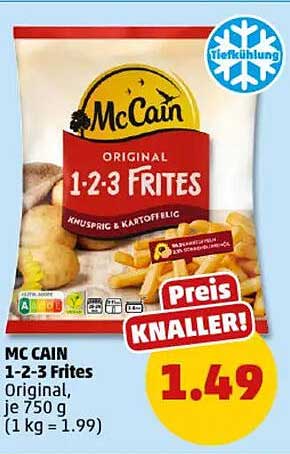 Mccain 1-2-3 Frites Angebot bei Penny