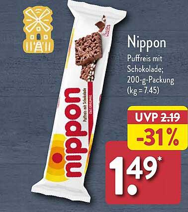 Nippon Puffreis Mit Schokolade Angebot bei Aldi Nord
