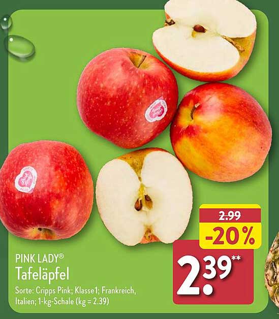 Pink Lady® Tafeläpfel Angebot bei Aldi Nord - ProspektGuru.de