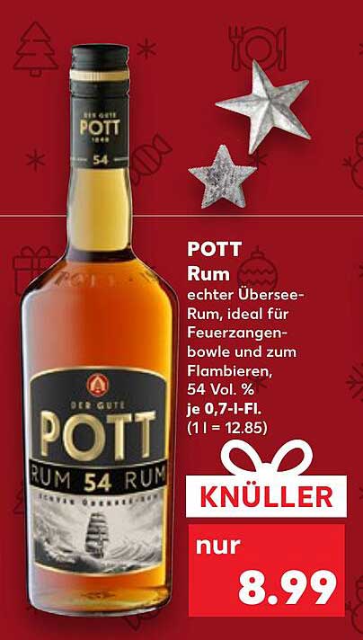 Pott Rum Angebot bei Kaufland