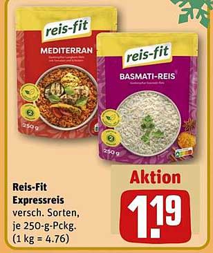 Reis-Fit Expressreis Angebot bei REWE Center