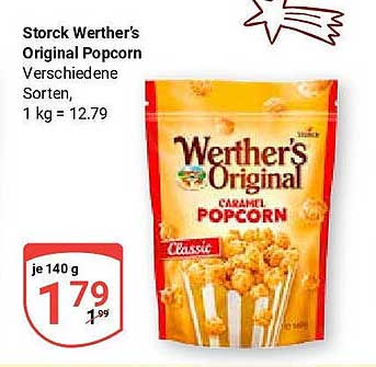 Storck Werther's Original Popcorn Angebot bei Globus