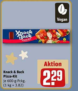 Knack & Back Pizza-Kit Angebot bei REWE Center - ProspektGuru.de