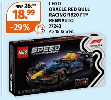 Lego Oracle Red Bull Racing Rb20 F1® Rennauto 77243 Angebot bei Müller ...