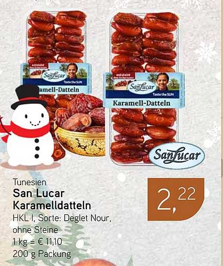 San Lucar Karamelldaten Angebot bei Dornseifer - ProspektGuru.de