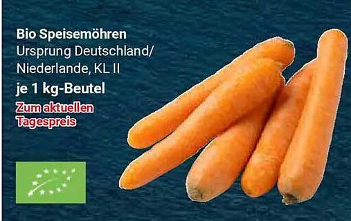 Bio Speisemöhren Ursprung Deutschland/Niederlande, Kl Ii Je 1 Kg-Beutel ...