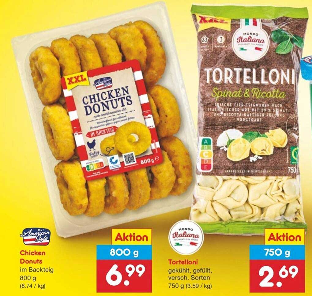 Chicken Donuts Im Backteig 800 G Angebot bei Netto Marken-Discount ...
