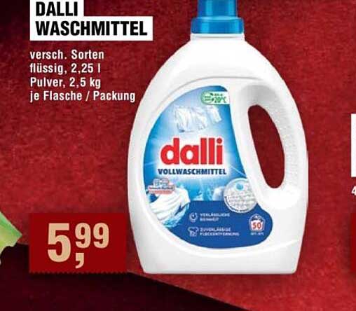 Dalli Waschmittel Angebot bei Handelshof - ProspektGuru.de