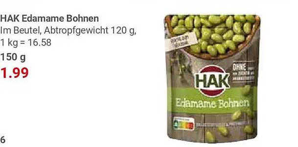 Hak Edamame Bohnen Angebot bei Globus - ProspektGuru.de