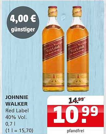 Johnnie Walker Red Label Angebot bei Combi - ProspektGuru.de