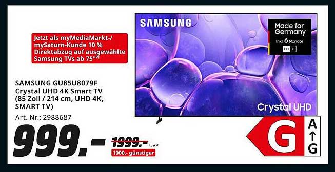 Samsung 4K-Uhd-Smart-Tv Angebot bei Lidl - ProspektGuru.de