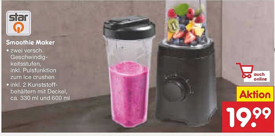 Smoothie Maker Angebot bei Netto Marken-Discount - ProspektGuru.de