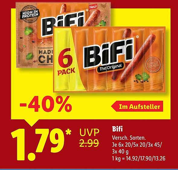 Bifi Angebot bei Lidl - ProspektGuru.de