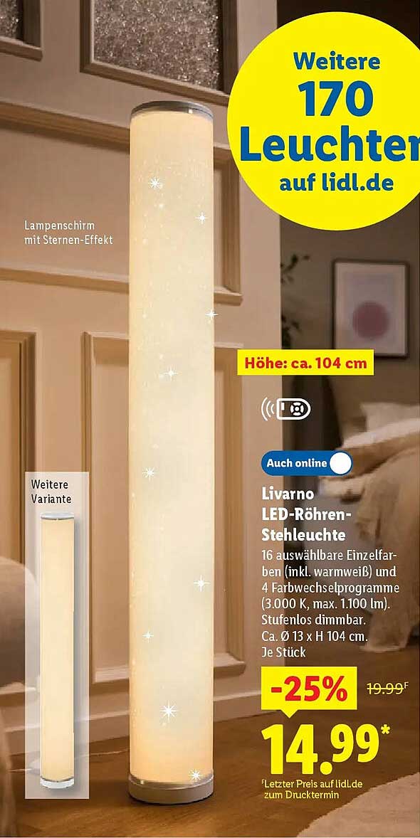 Schöne Led Stehleuchte Lidl Fotos