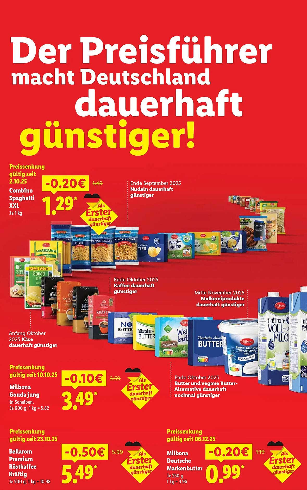 Milbona Gouda Jung Angebot bei Lidl - ProspektGuru.de