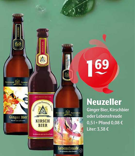 Neuzeller Ginger Bier, Kirschbier Oder Lebensfreude Angebot bei ...
