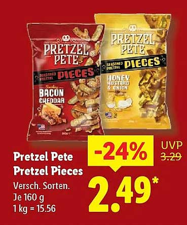 Pretzel Pete Pretzel Pieces Angebot bei Lidl - ProspektGuru.de