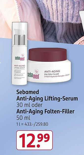 Sebamed Anti-Aging Lifting-Serum 30 Ml Oder Anti-Aging Falten-Filler 50 ...