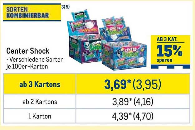 Center Shock Angebot bei METRO