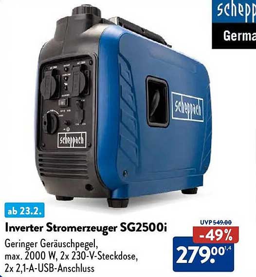 Inverter Stromerzeuger Aldi