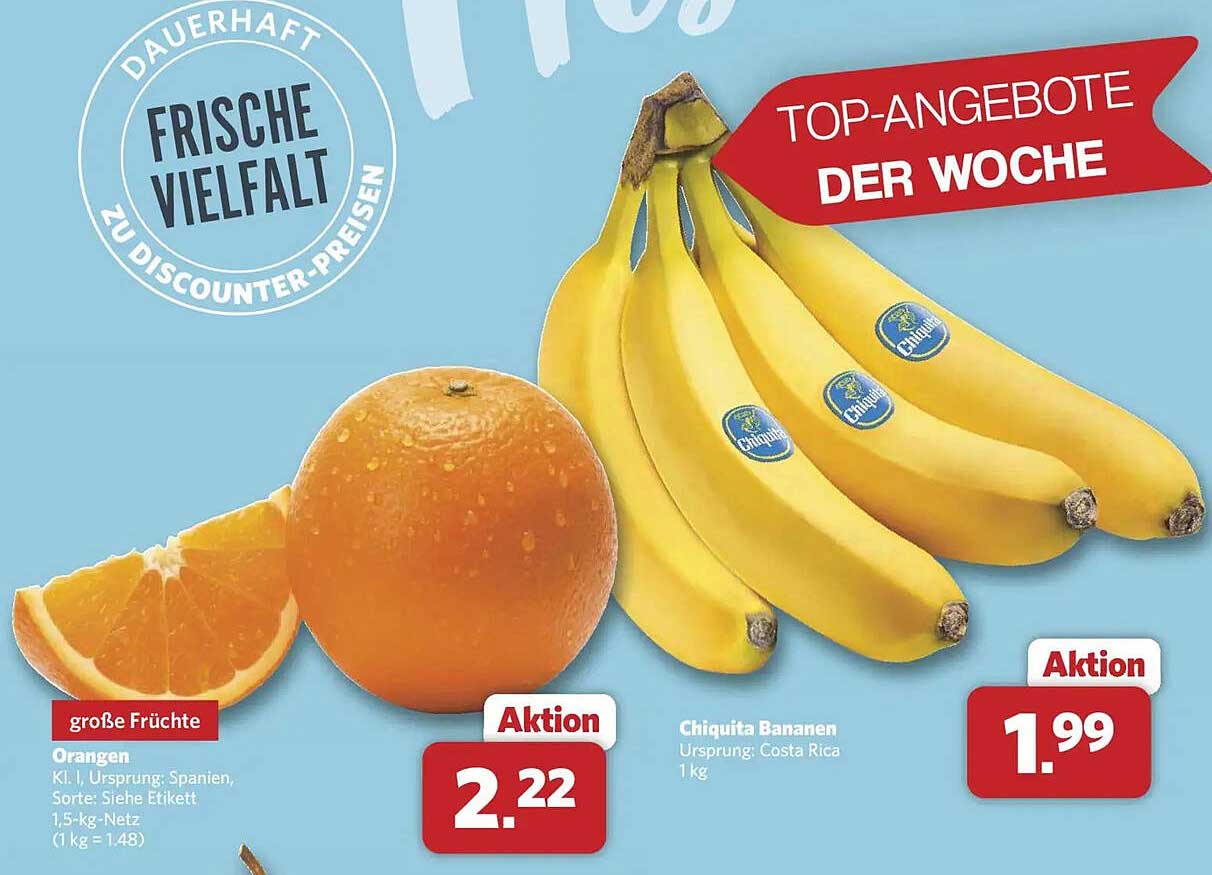 Chiquita Bananen Angebot bei Combi - ProspektGuru.de