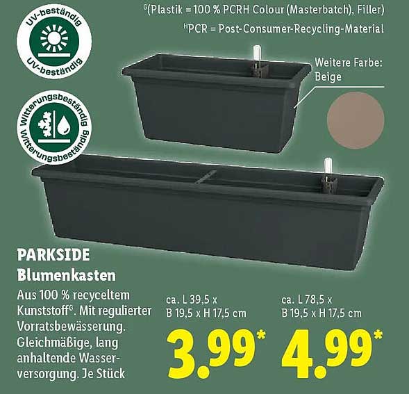 Schne Gelnder Blumenkasten Lidl Bilder