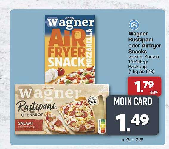 Wagner Rustipani Oder Airfryer Snacks Angebot bei Famila Nord West ...