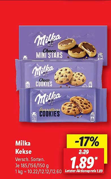 Milka Kekse Angebot bei Lidl
