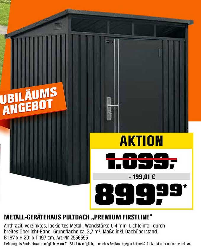 Verwunderlich Gerãtehaus Metall Toom Bilder