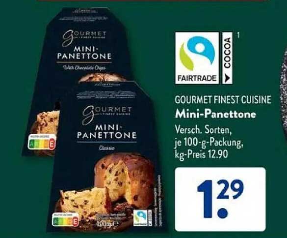 Mini-Panettone Angebot bei Aldi Süd