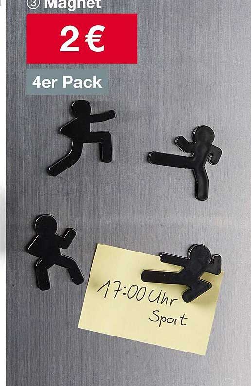 3 Magnet 4Er Pack Angebot bei Woolworth - ProspektGuru.de