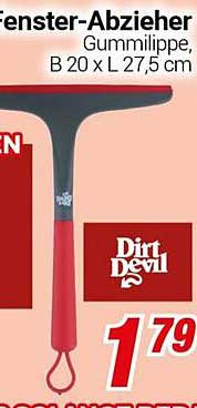 Dirt Devil Fenster-Abzieher Gummilippe, B 20 X L 27,5 Cm Angebot bei ...