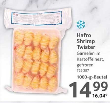 Hafro Shrimp Twister Garnelen Im Kartoffelnest, Gefroren Angebot bei ...